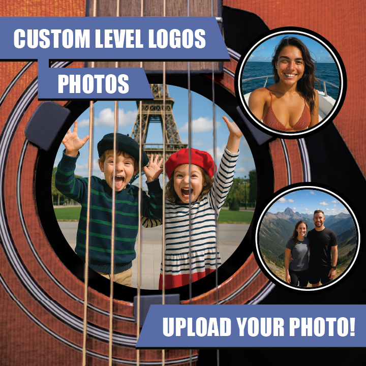 Custom Photo Level Logo | Personalize Your Acoustic's Feedback Buster ...