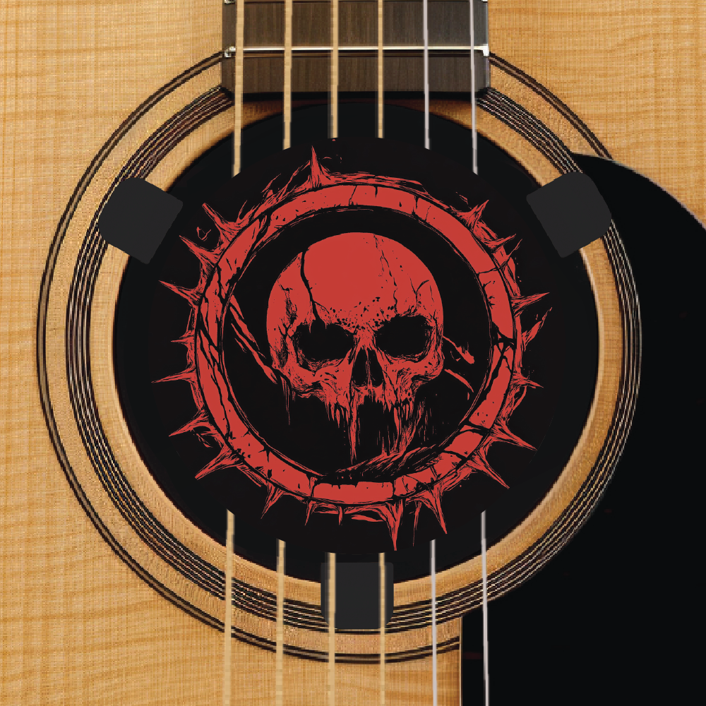 Custom Band Artwork Level Logo | Personalize Your Acoustic Guitar ...